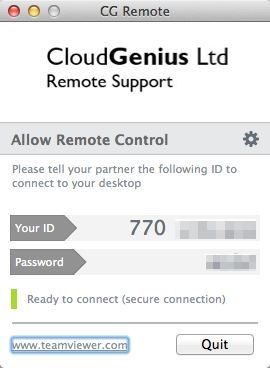 Using our Remote Support Software - Cloud Genius Ltd